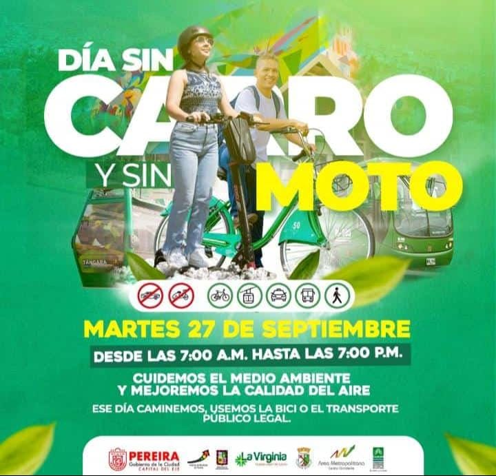 27 de septiembre día sin Carro y sin Moto en Área Metropolitana ...